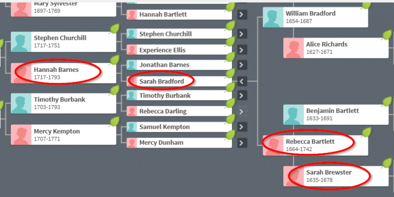 Checking the New Online Mayflower Descendants Database for My Mayflower ...